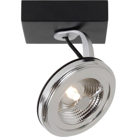 Spot design led en métal noir 11 cm Onida