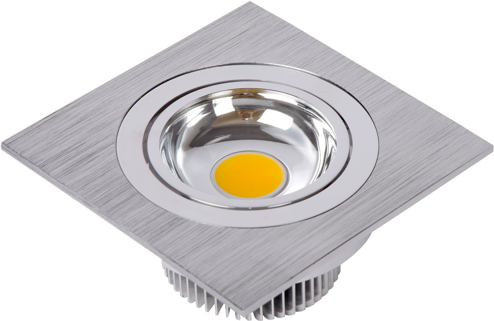 Spot led carré classique aluminium Joly