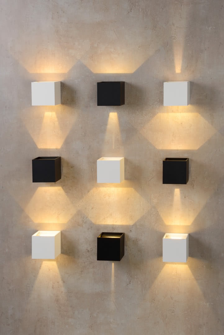 Applique led moderne carrée blanc Joel