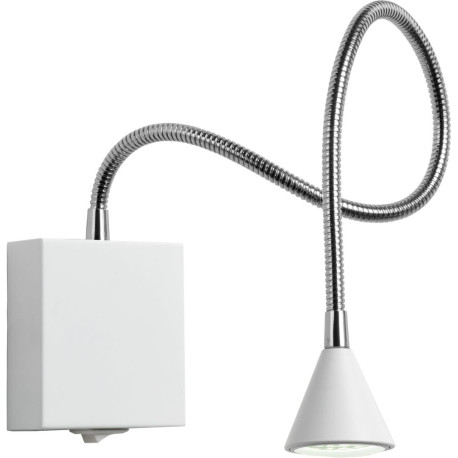 Applique murale flexible design blanche Loopy