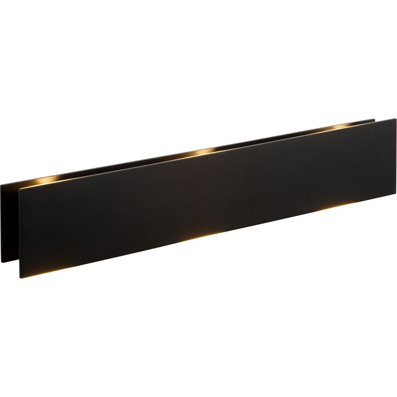 Applique extérieure moderne en aluminium noir 3 LED Gary