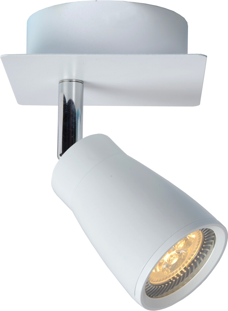 Spot moderne LED en métal blanc Gall